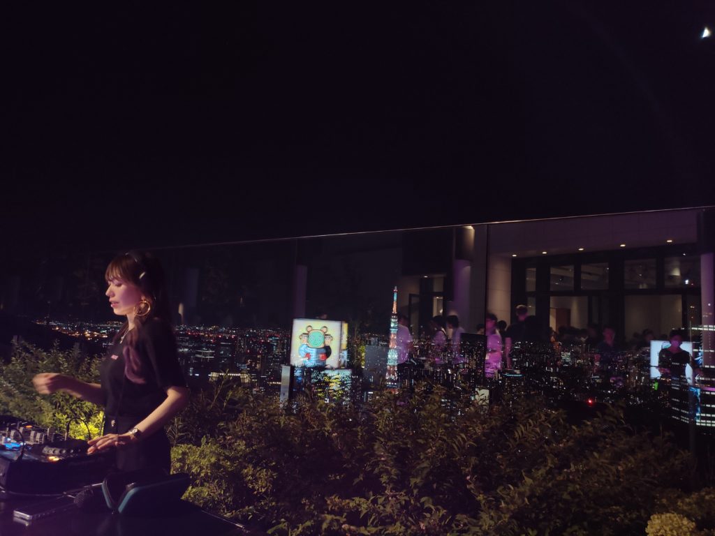 虎ノ門ヒルズ52FルーフトップバーWEB3.0系企業アフターパーティイベント|DJ派遣│クリエイター集団hoshizora